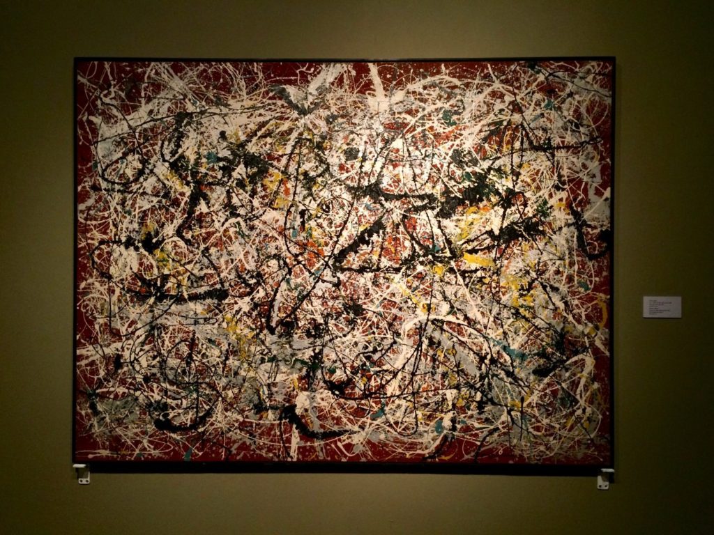 TMOCA Jackson Pollock, Mural on Indian Red Ground, 1950 - Kunst und Reisen
